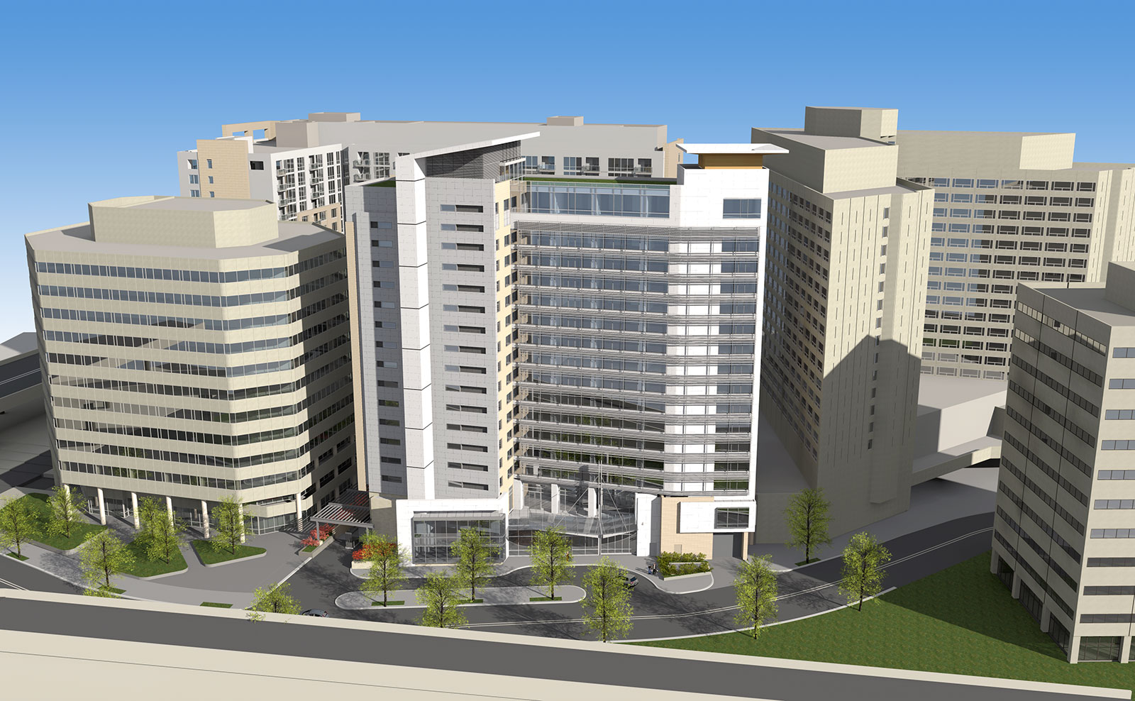 Dual-Brand Hotel Concept by CORE architecture + design